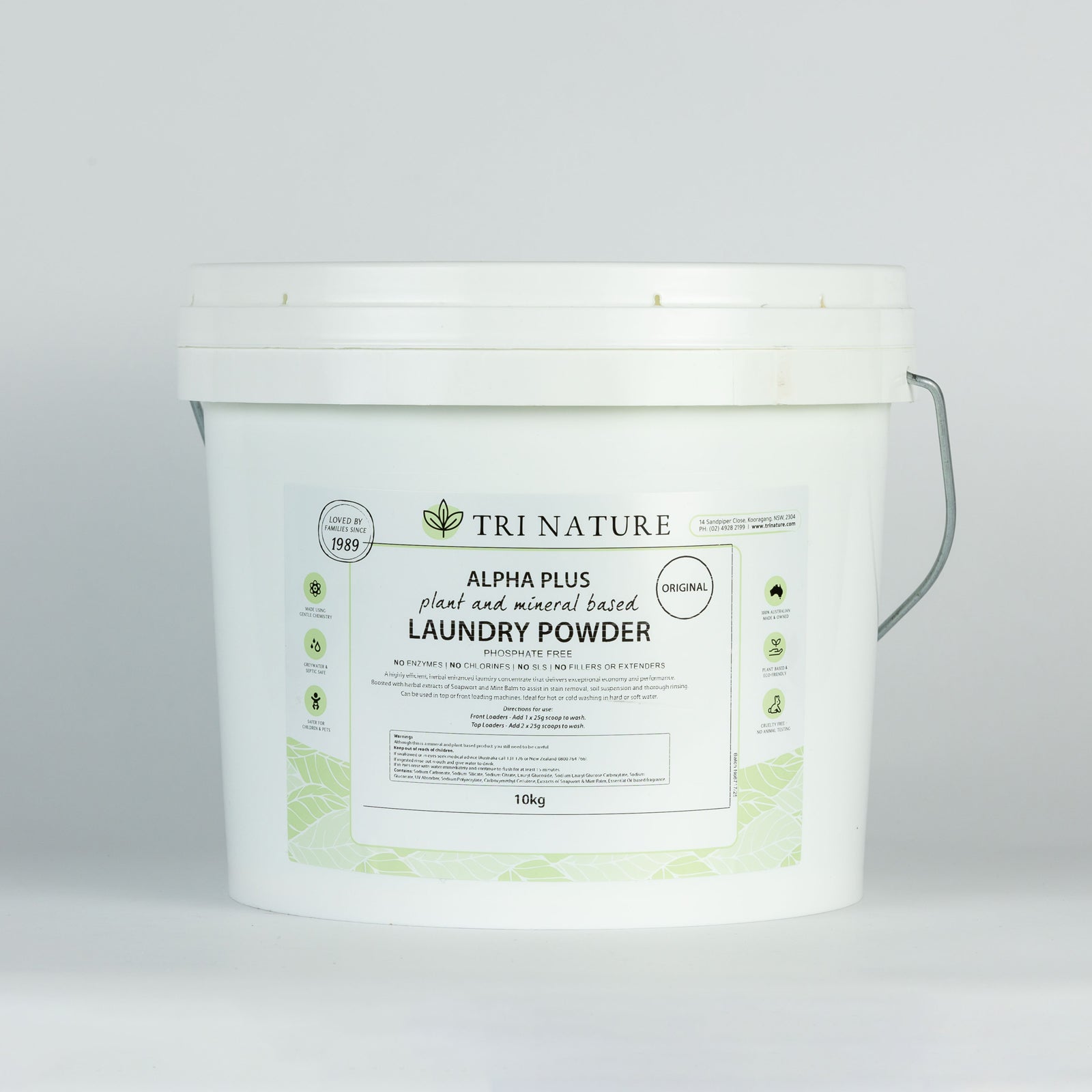 Tri Nature Alpha Plus Laundry Powder - Original – Grail and Gambit